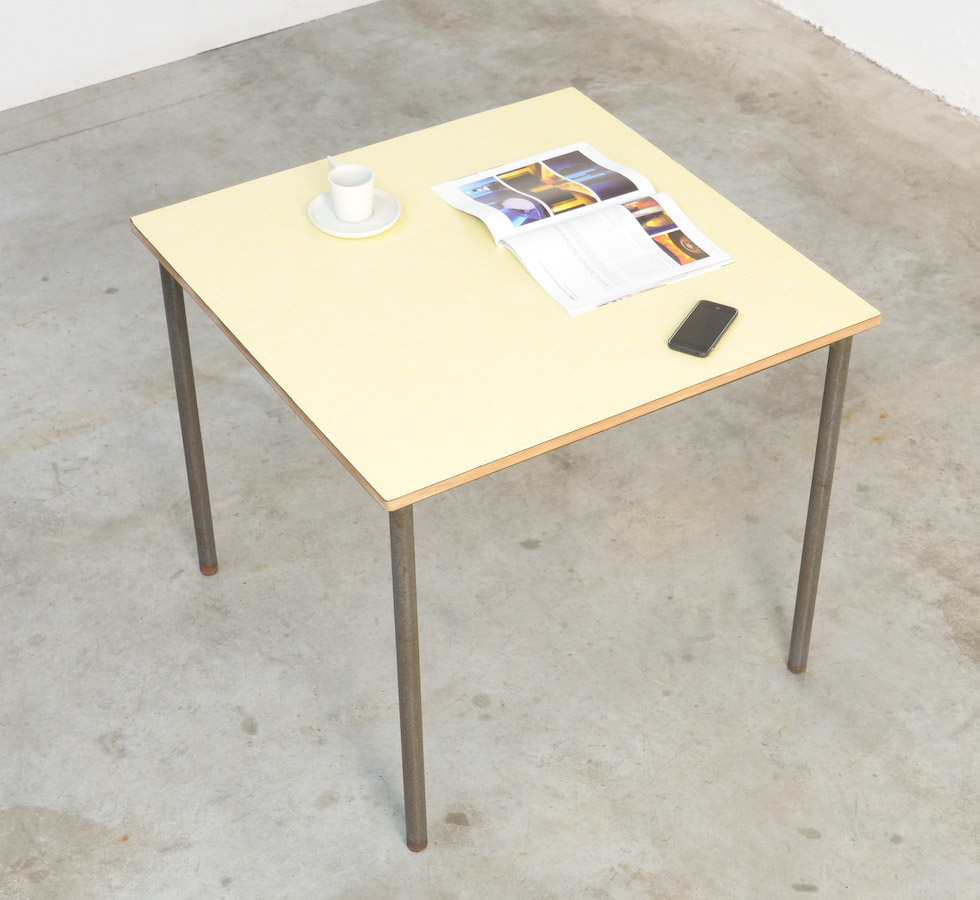 Square Industrial Table - Vintage Design Point