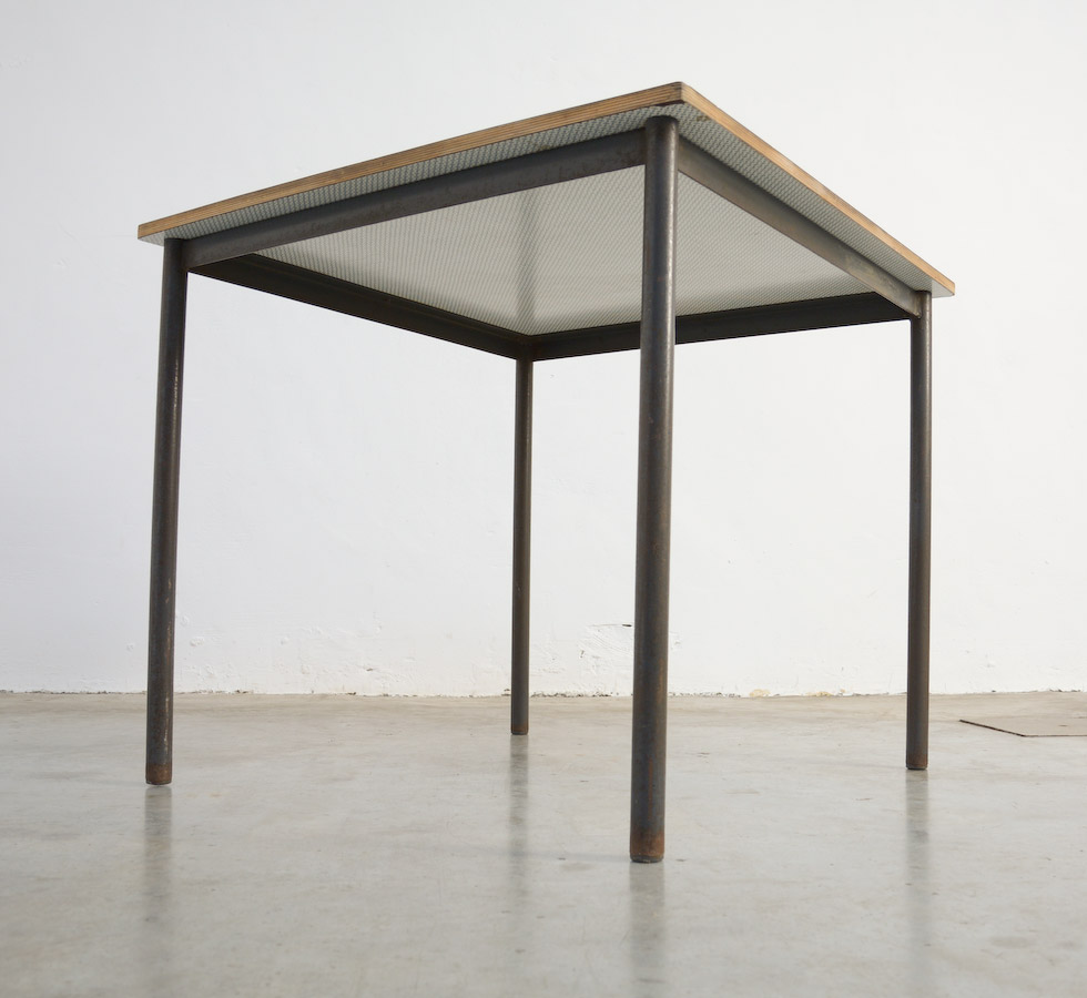 Square Industrial Table - Vintage Design Point