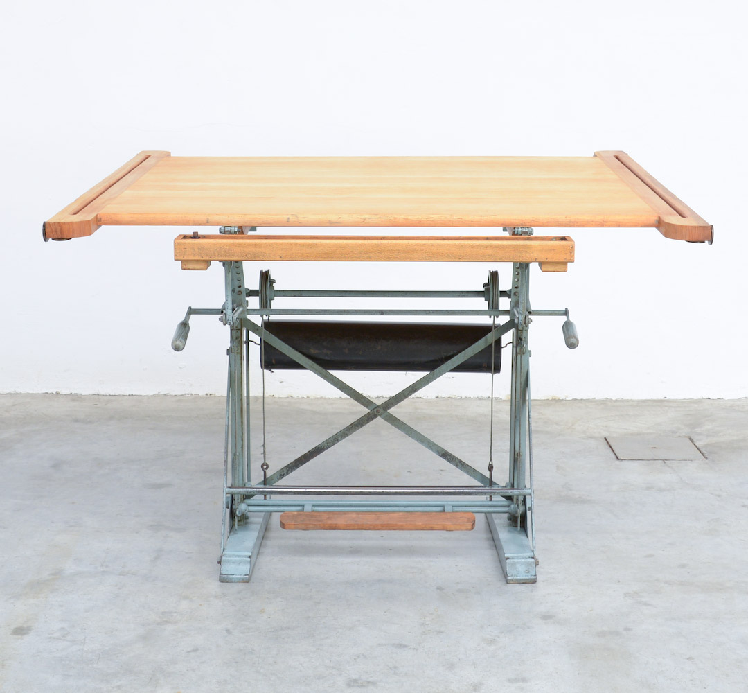 Impressive Vintage Architects Drafting Table - Vintage Design Point