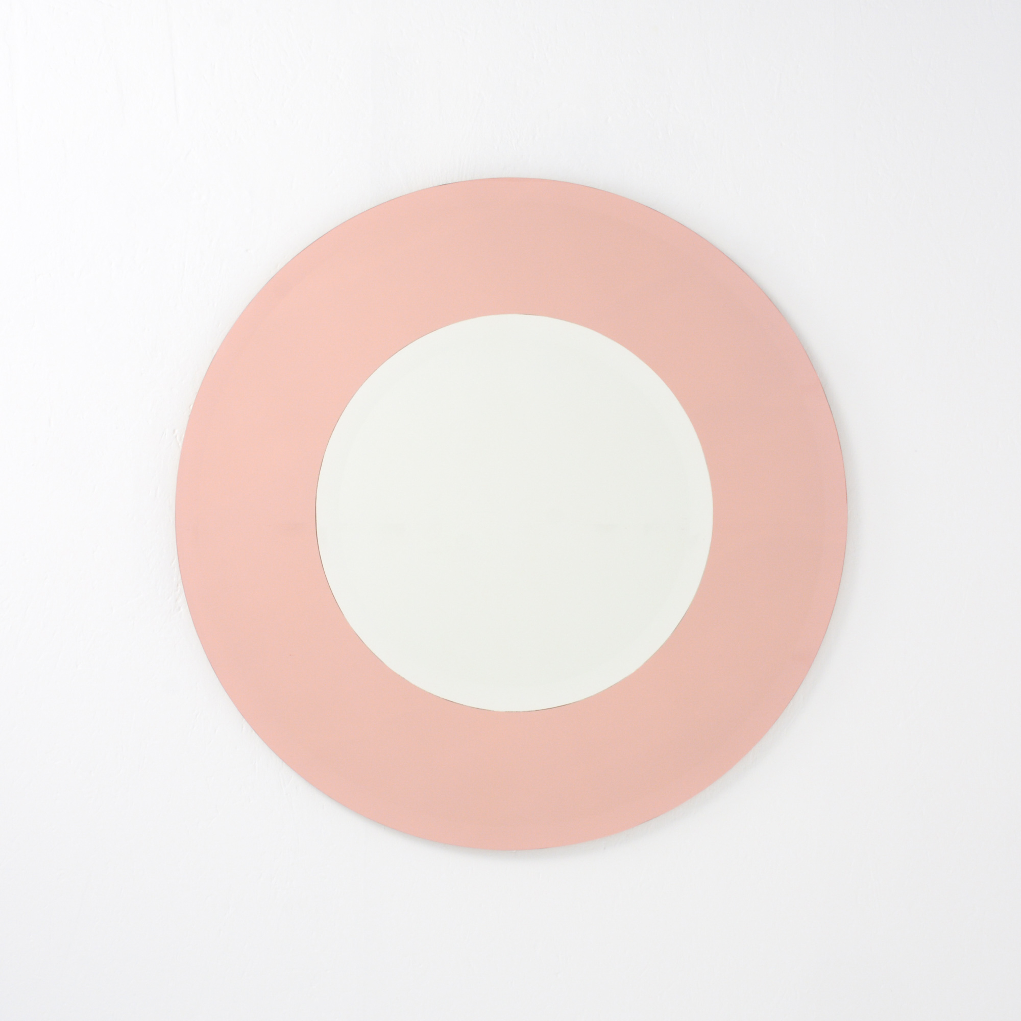 Pink Round Mirror by Cristal Art - Vintage Design Point